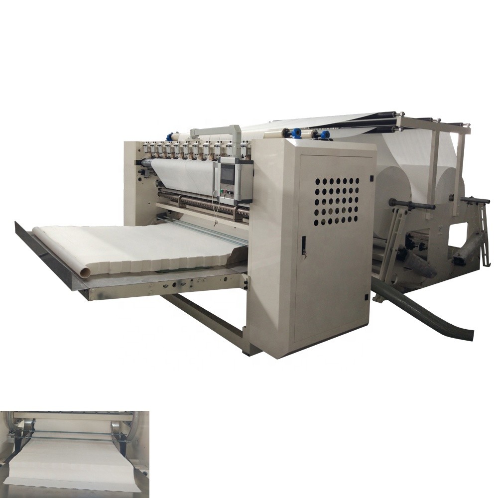 Jumbo Roll V Fold Interfold Facial Tissue Production Line
